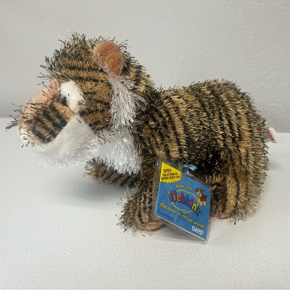 GANZ | Toys | Ganz Webkinz Tiger 8 Inch Plush Stuffed Animal With Code ...